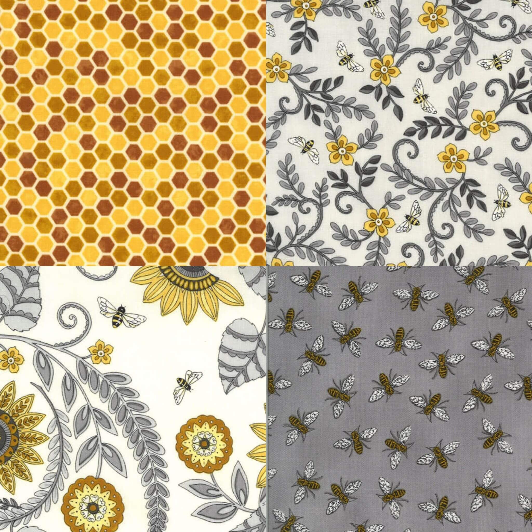 Bee Grateful - Moda Fabrics – TheFatQuarter.co.uk