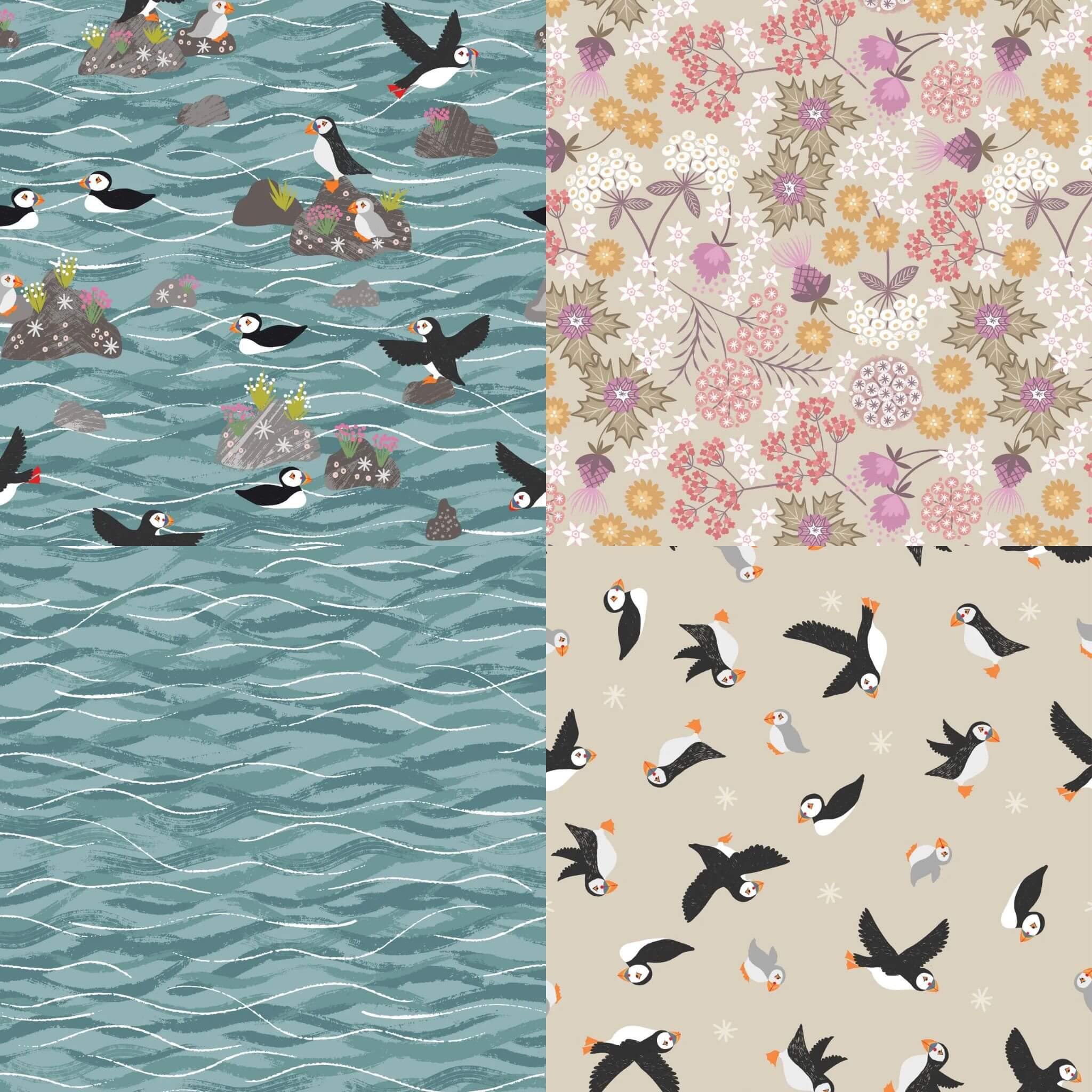 Puffin Bay - Lewis and Irene – TheFatQuarter.co.uk